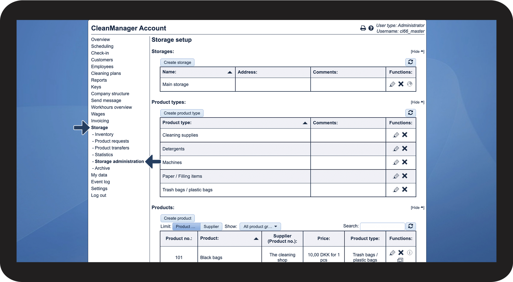 Storage – CleanManager